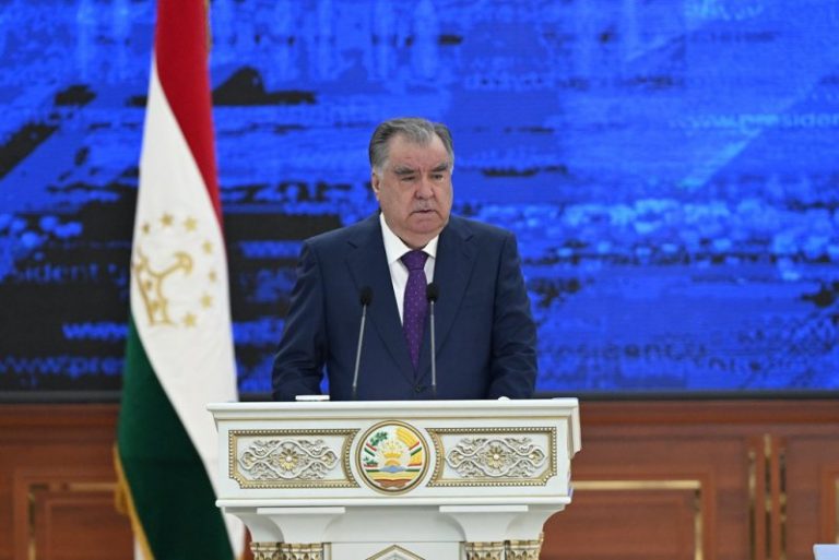 Суханронии Президенти Ҷумҳурии Тоҷикистон, Пешвои миллат Эмомалӣ Раҳмон ...